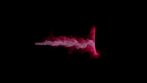 Animation red smoke effect. | Stock Video | Pond5