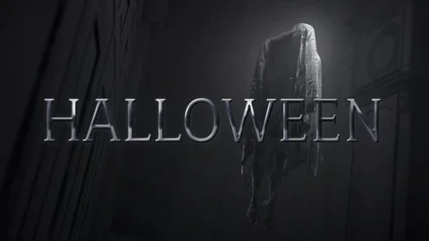 Animation of red spots and halloween tex... | Stock Video | Pond5