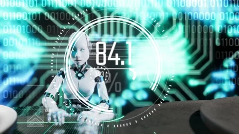 animation of robot ai artificial intelli... | Stock Video | Pond5
