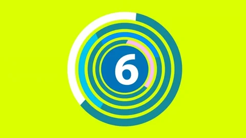 Animation of rotating count down timer i... | Stock Video | Pond5