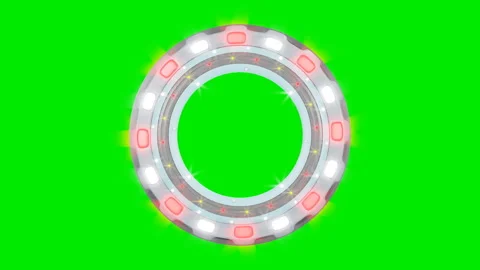 Animation of a rotating disk with sparkl... | Stock Video | Pond5