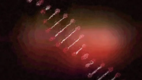 Animation of rotating granular 3d model ... | Stock Video | Pond5