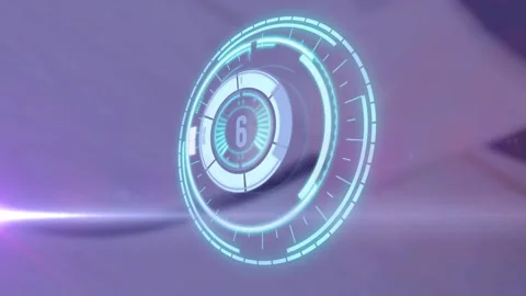 Animation of rotating safe lock with cou... | Stock Video | Pond5