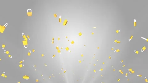 Animation of rotation of padlock 4k anim... | Stock Video | Pond5