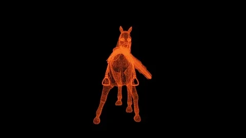 animation - rotation of wire frame isola... | Stock Video | Pond5