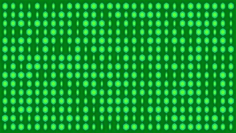 Animation of rows of flickering green di... | Stock Video | Pond5