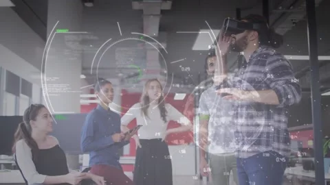 Animation of scanner data processing ove... | Stock Video | Pond5