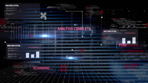Animation of scanning, analysis complete... | Stock Video | Pond5