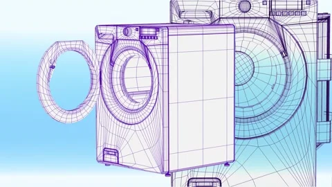 animation of the schematic rotation of t... | Stock Video | Pond5