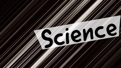 Animation of science text over black bac... | Stock Video | Pond5