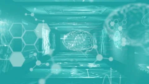 Animation of scientific data with molecu... | Stock Video | Pond5