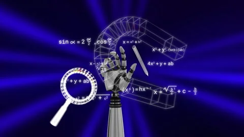 Animation of scientific data processing ... | Stock Video | Pond5
