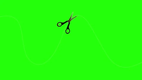 Animation of Scissor tool cutting and mo... | Stock Video | Pond5