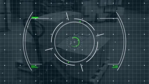 Animation of scope and data processing o... | Stock Video | Pond5