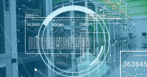 Animation of scope scanning with 5g text... | Stock Video | Pond5