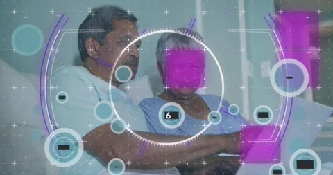 Animation of scope scanning with 6g over... | Stock Video | Pond5