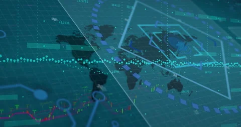 Animation of scope scanning and data pro... | Stock Video | Pond5