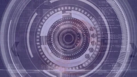 Animation of scope scanning and data pro... | Stock Video | Pond5