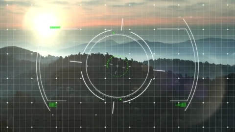 Animation of scope scanning and data pro... | Stock Video | Pond5