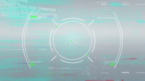 Animation of scope scanning and data pro... | Stock Video | Pond5