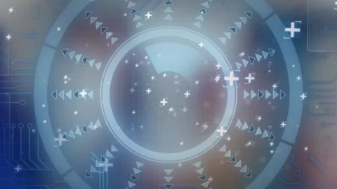 Animation of scope scanning and data pro... | Stock Video | Pond5