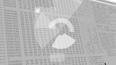 Animation of scope scanning and data pro... | Stock Video | Pond5