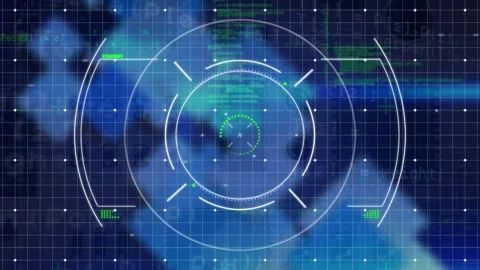 Animation of scope scanning and data pro... | Stock Video | Pond5