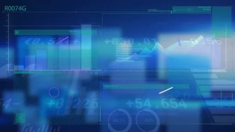 Animation of scope scanning and data pro... | Stock Video | Pond5