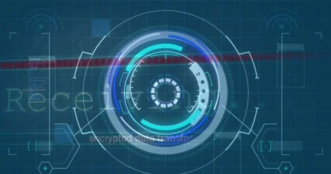 Animation of scope scanning and data pro... | Stock Video | Pond5