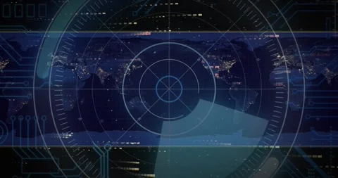 Animation of scope scanning and data pro... | Stock Video | Pond5