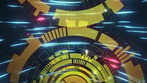 Animation of scope scanning and light tr... | Stock Video | Pond5