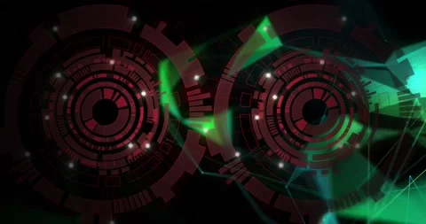 Animation of scope scanning and shapes o... | Stock Video | Pond5