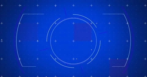 Animation of scope scanning and white ma... | Stock Video | Pond5