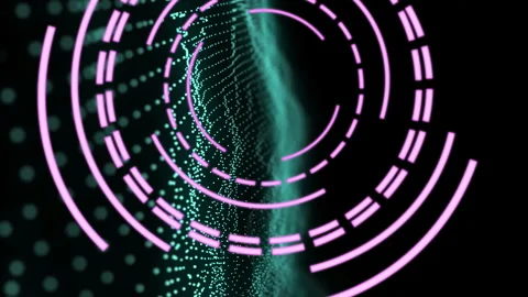 Animation of scope scanning and white sp... | Stock Video | Pond5