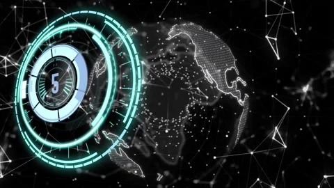 Animation of scope scanning with countdo... | Stock Video | Pond5