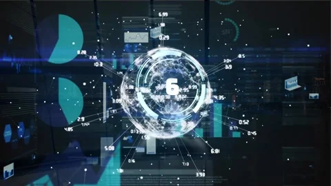 Animation of scope scanning with countdo... | Stock Video | Pond5