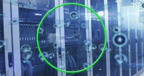 Animation of scope scanning with data pr... | Stock Video | Pond5