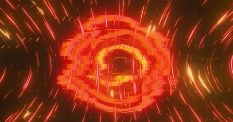 Animation of scope scanning with glowing... | Stock Video | Pond5