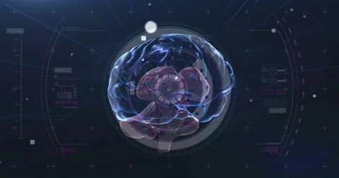 Animation of scope scanning with human b... | Stock Video | Pond5