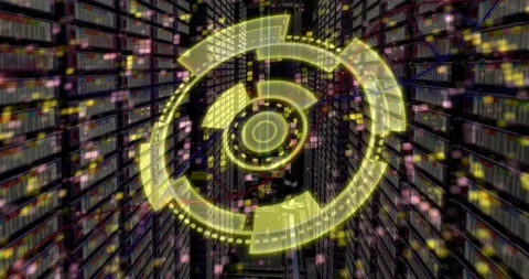 Animation of scope scanning with moving ... | Stock Video | Pond5