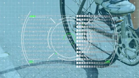 Animation of scope scanning over low sec... | Stock Video | Pond5