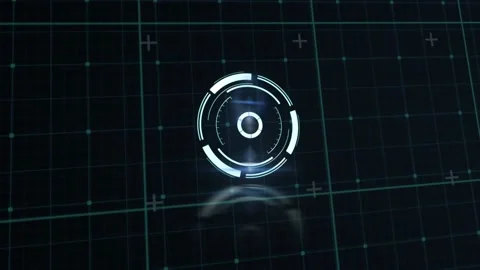 Animation of scope scanning over markers... | Stock Video | Pond5
