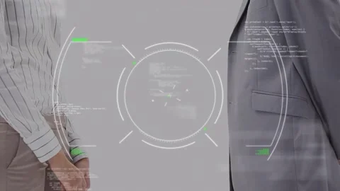 Animation of scope scanning over mid sec... | Stock Video | Pond5