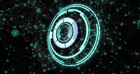 Animation of scope scanning over network... | Stock Video | Pond5