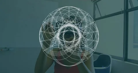 Animation of scopes scanning over busine... | Stock Video | Pond5