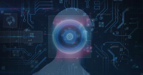 Animation of scopes scanning over human ... | Stock Video | Pond5