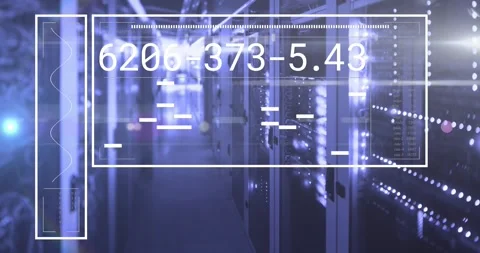 Animation of screen with changing number... | Stock Video | Pond5