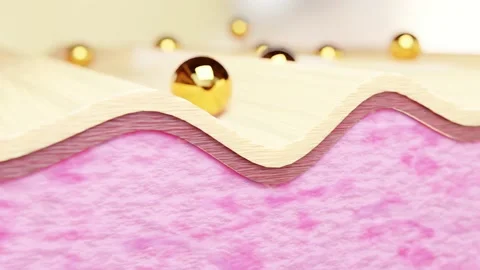 Animation Serum through the skin layer t... | Stock Video | Pond5