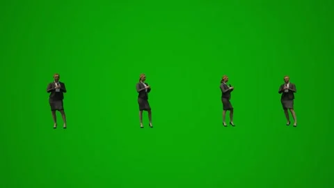 Animation of several European female mod... | Stock Video | Pond5