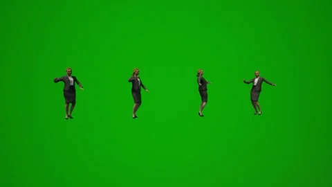 Animation of several European female mod... | Stock Video | Pond5